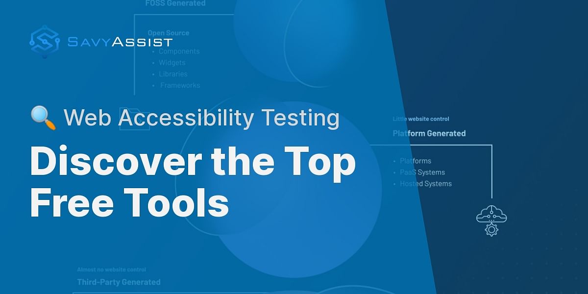 What are the best and free tools to perform web accessibility testing?
